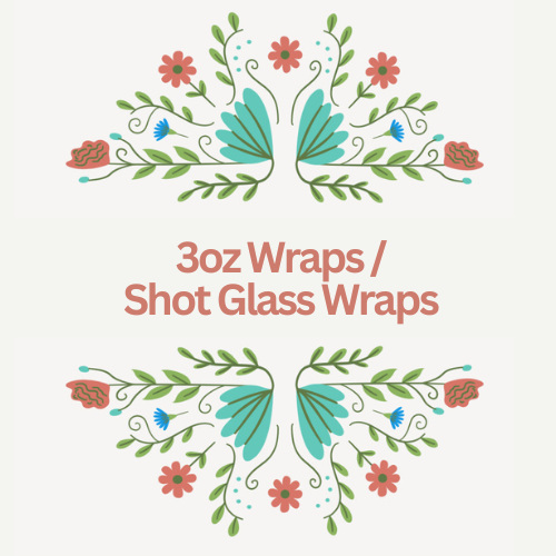 3oz Wraps /Shot Glass Wraps – Flippin Barbers Crafts by Combat Cutz
